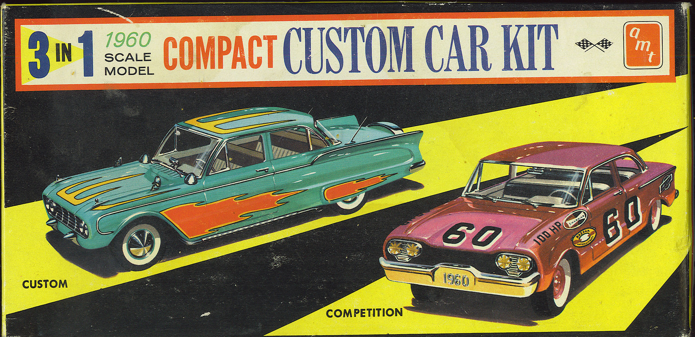 Photo: AMT 1960 Compact box top | Model Box Art album | NitroMarty ...
