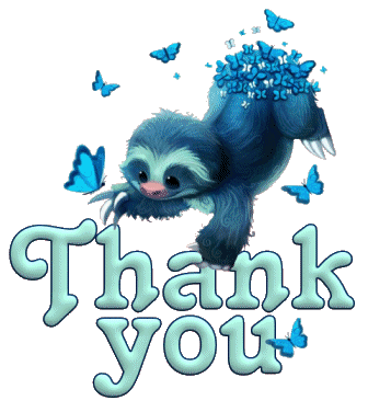 Photo: Thank you SlothWithButterfliesbyjusdonna | SLOTH WITH ...