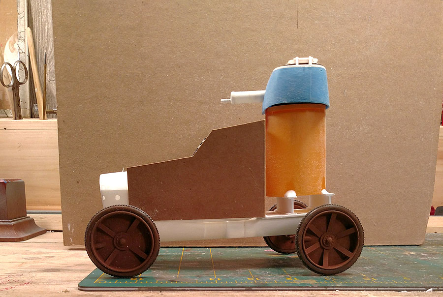 Photo: 35 | Scratch-bashed Model T armoured car in 1/16 scale. album ...