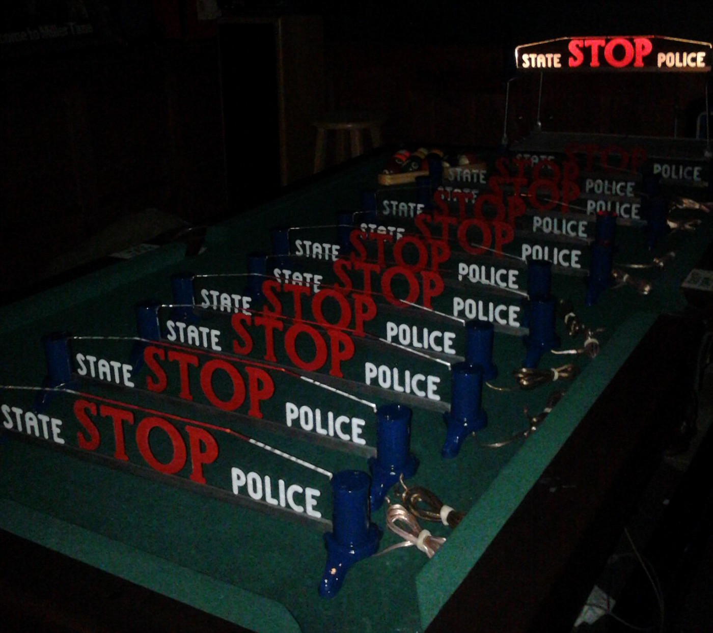 Photo: prop signs2 | Vintage Michigan State Police hoodsign/"hailer ...