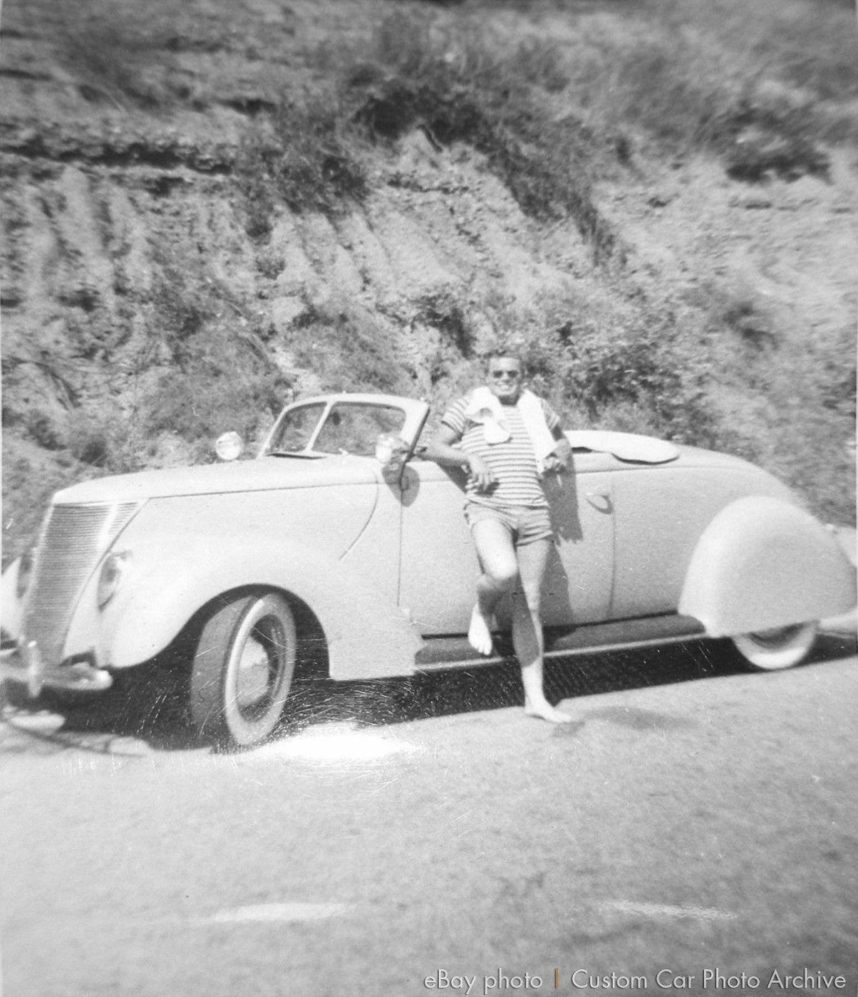 Photo: 1937Ford-Convertible-EarlyPhoto-02 | '40's-'50's 37 Ford Custom ...