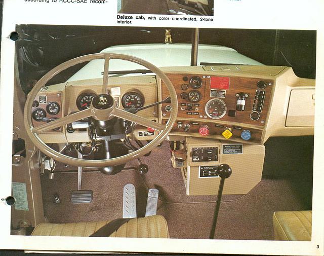 Mack Trucks Interior