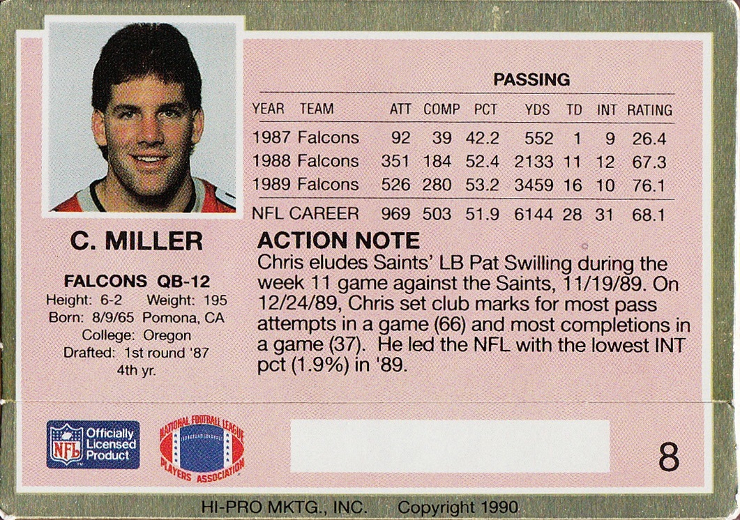 Photo: 1990 Action Packed #008 (2) | 1990 Action Packed album | Cardboard History Gallery ...
