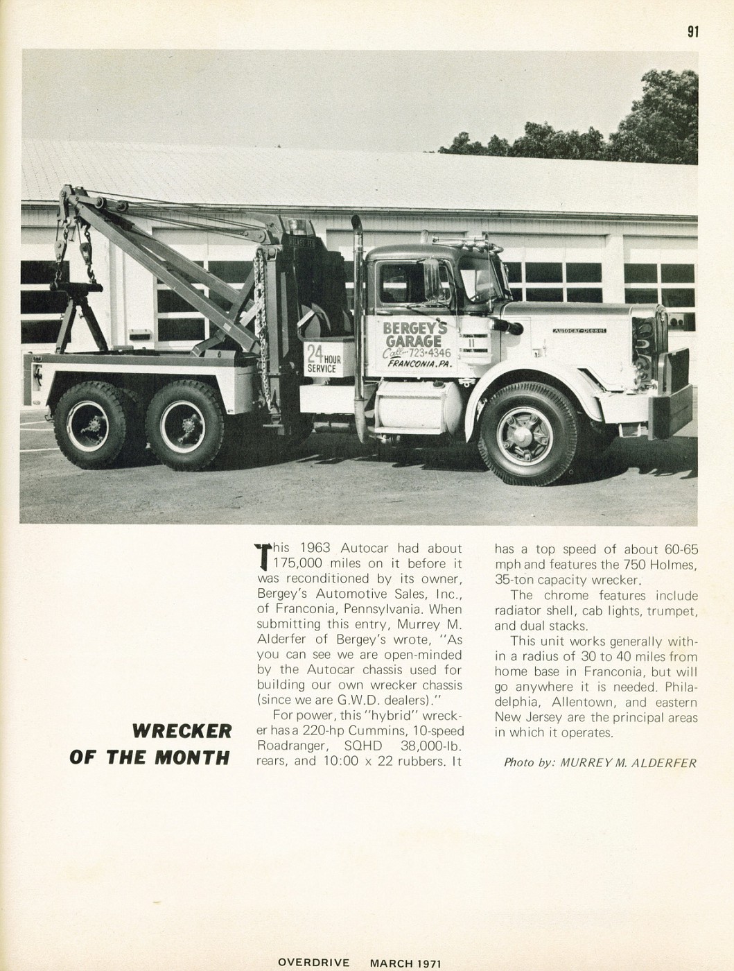 03 Overdrive Magazine March 1971 album | Dutch Model Truck Club | Fotki ...