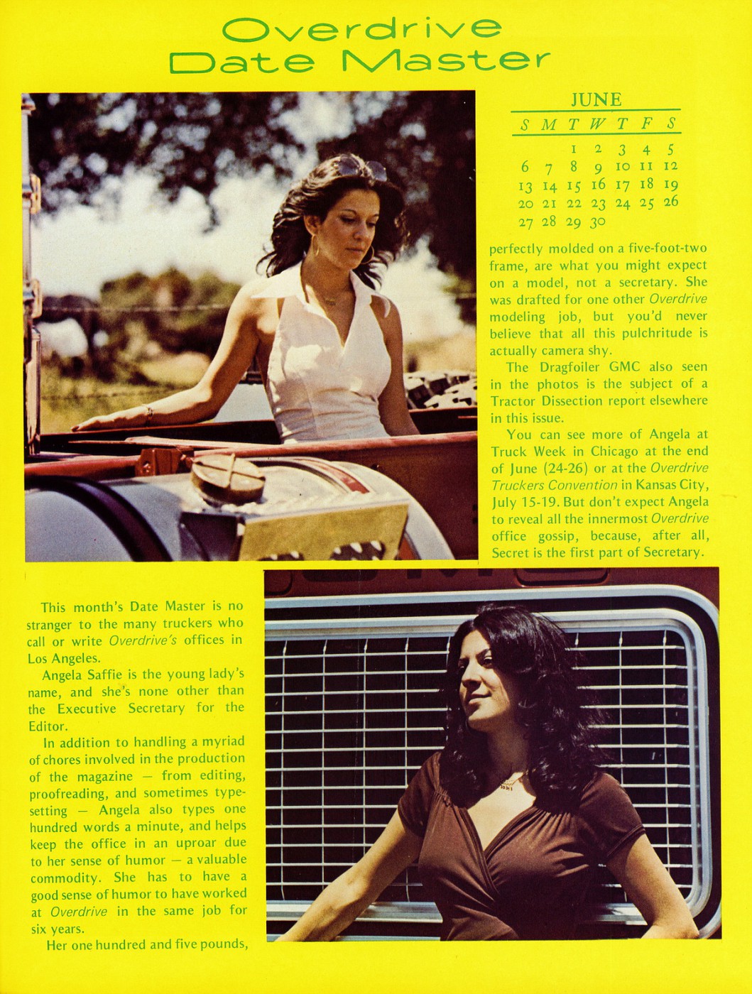 Photo: June 1976 Date Master | 06 Overdrive Magazine June 1976 album ...