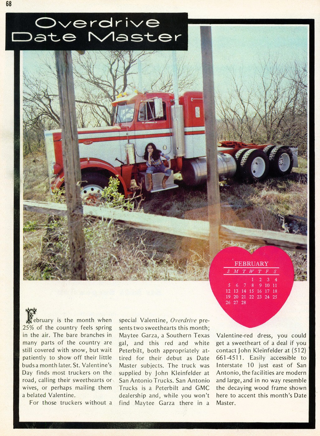 Photo: February 1978 Date Master 1 | 02 Overdrive Magazine February ...