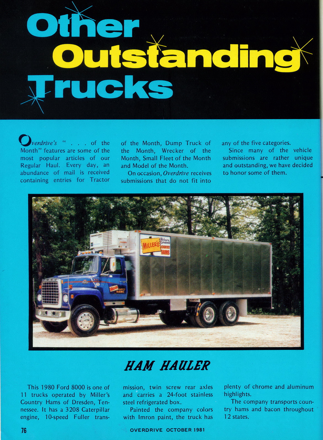 10 Overdrive Magazine October 1981 album | Dutch Model Truck Club ...