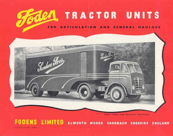 Photo: wb4695 | Foden Tractor Units 1951 album | Dutch Model Truck Club ...