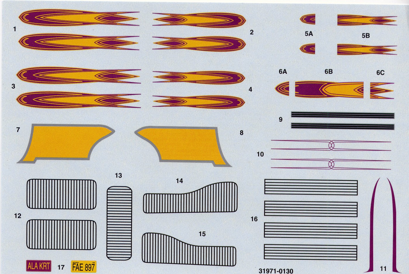 Photo: Ala Kart Decals | AMT ALA KART album | DRASTIC PLASTICS MODEL ...