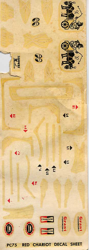 MONOGRAM Red Chariot #PC75 album | DRASTIC PLASTICS MODEL CAR CLUB ...