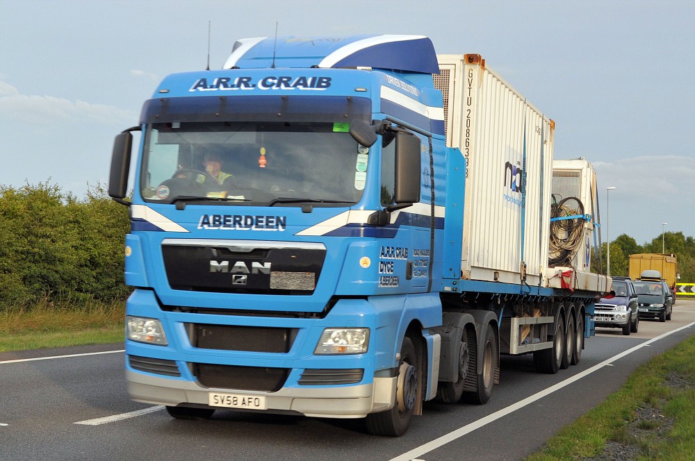 Photo: SV58 AFO MAN TGX 26.480 6x2 unit | A. R. R.Craib Transport Ltd ...