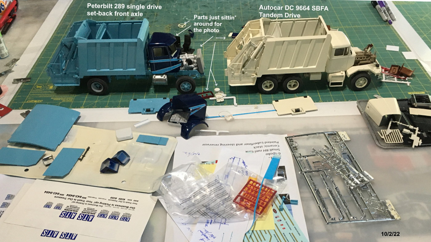 Photo: on the workbench end of weekend 10 2 22 | Peterbilt 289 Set Back ...