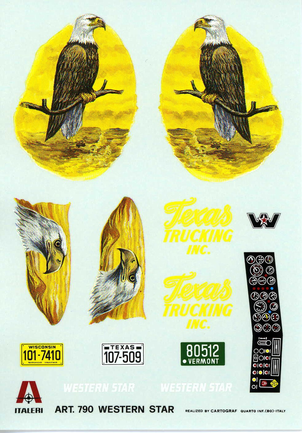 Photo: Westernstar decal | 0790 Western Star 1-24 album | Dutch Model ...