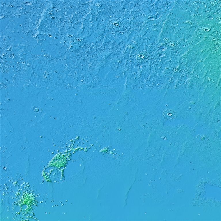 Photo: mola color N30 180 | MARS Colorized Elevation album | Don ...