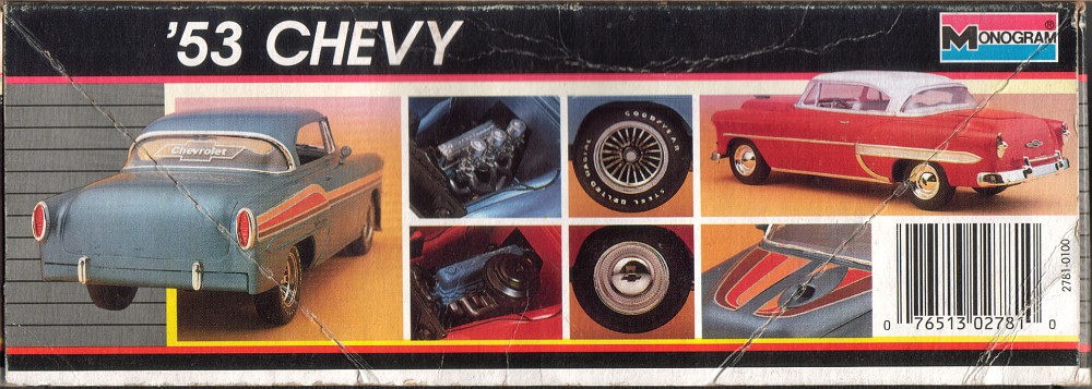 Photo: 53 CHEVY MONOGRAM 2 n 1 Box Bottom side | MONOGRAM '53 Chevy ...