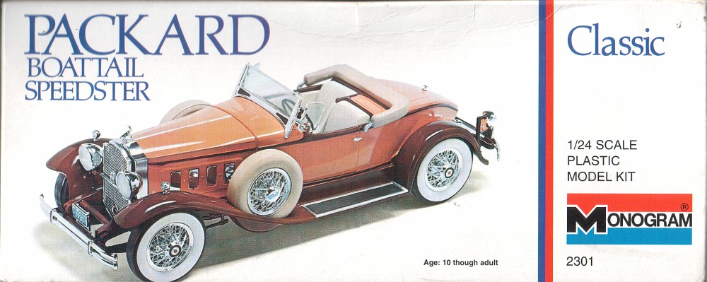 Photo: The Classic PACKARD BOATTAIL SPEEDSTER MONOGRAM Box RH end ...