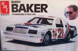 Photo: Ford Thunderbird Buddy Baker | AMT Track Racers Box top only ...