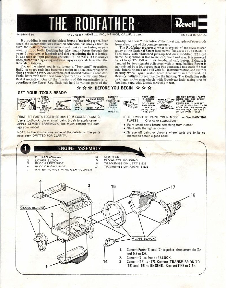 REVELL The Rodfather #H-1444-380 album | DRASTIC PLASTICS MODEL CAR ...