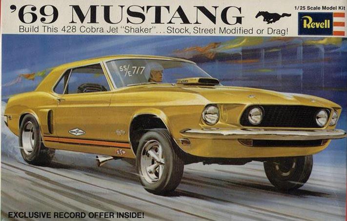 Photo: Revell 1969 Mustang | REVELL '69 Mustang Shaker 428 Cobra Jet #H ...