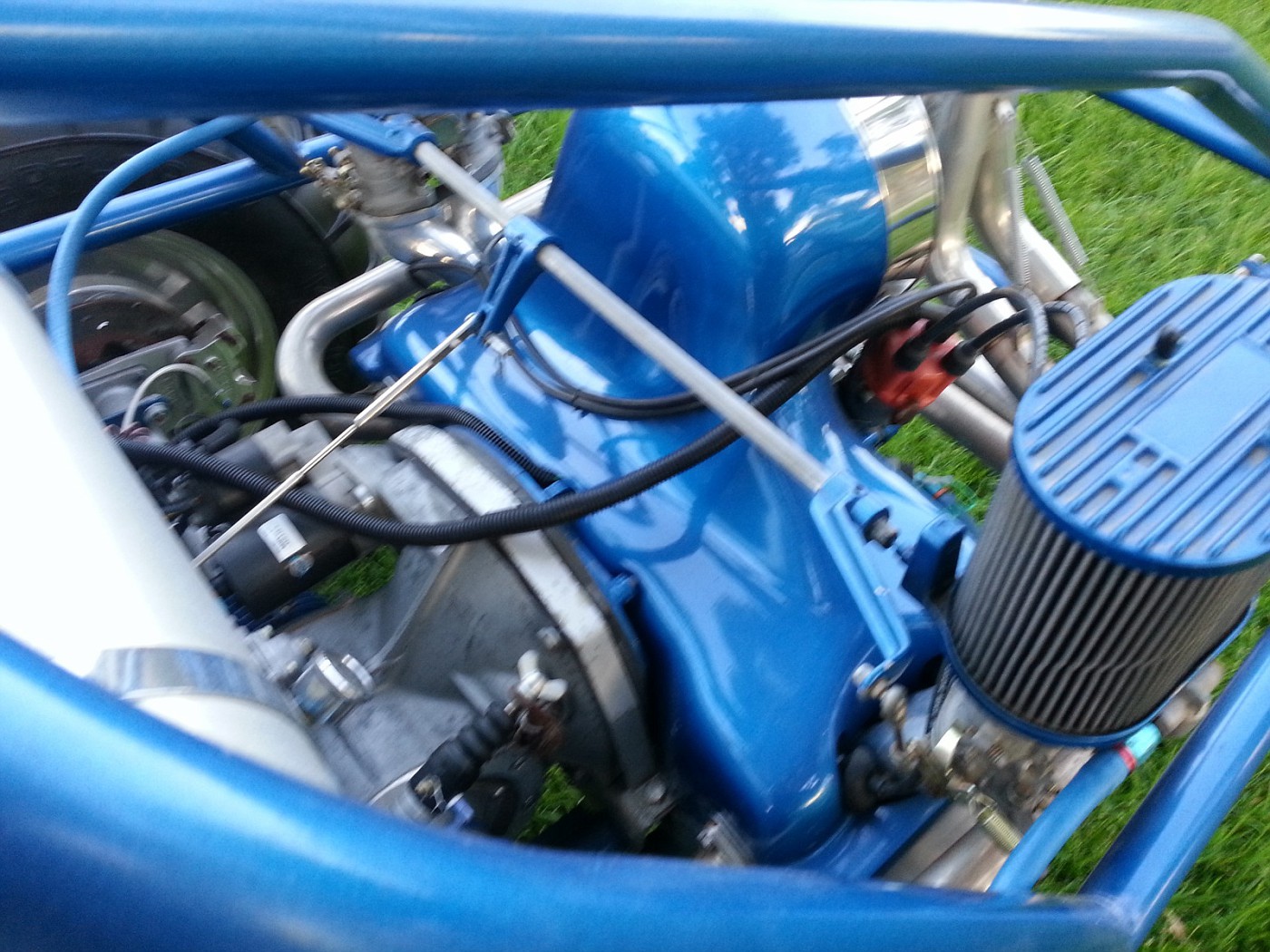 Photo: blue chrome sand rail | V.W. Dune Buggy-Sand Rail album ...