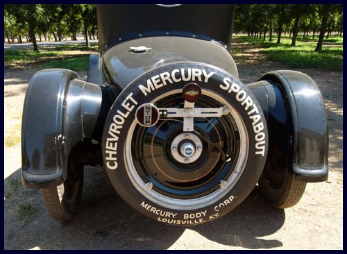 Photo: 1923 Chevrolet Superior speedster rear w tire framed | 1921 ...