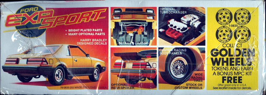 Photo: 1 0835 3size | MPC Ford EXP album | DRASTIC PLASTICS MODEL CAR ...