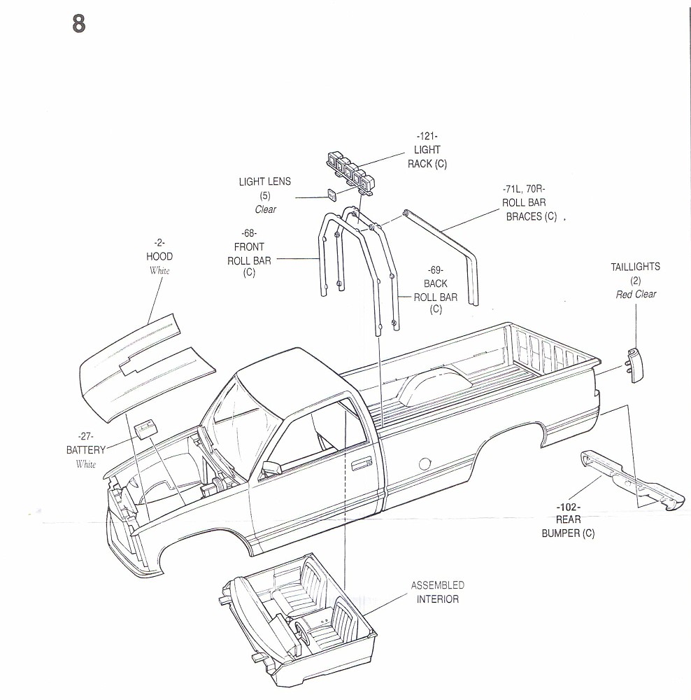 AMT USA-1 Chevy Monster Truck #31755 album | DRASTIC PLASTICS MODEL CAR ...