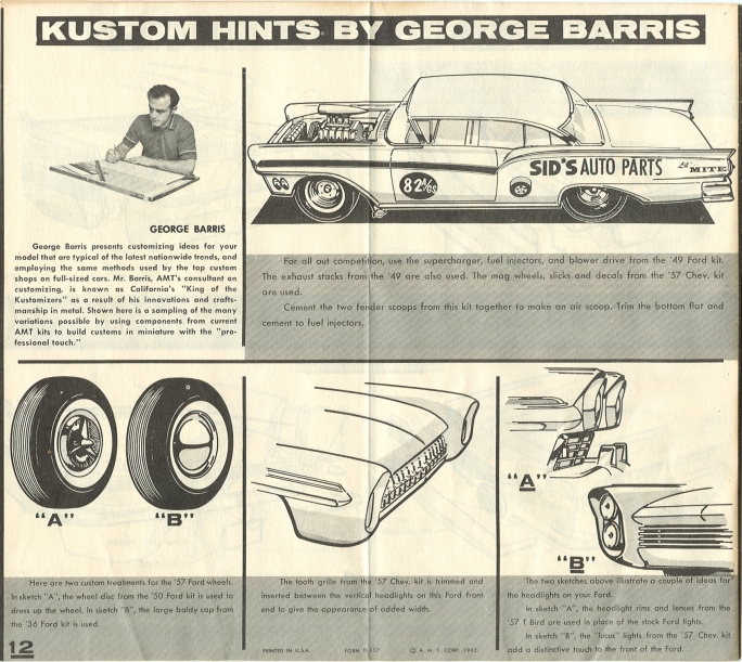 Photo: T157 ins12s | AMT 1957 Ford Fairlane 500 #T157 album | DRASTIC ...