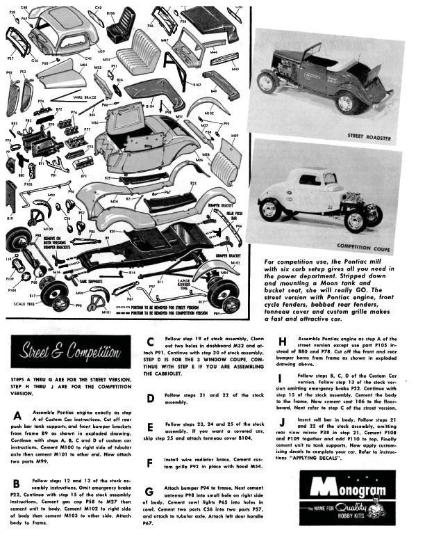 Photo: 7 copy | MONOGRAM 1934 Ford Coupe/Convertible Customizing Kit # ...