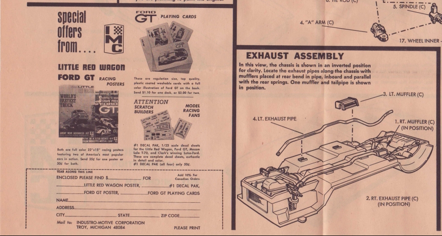 Photo: IMC Mustang II instructions 5 | IMC Ford Mustang II #109 album ...