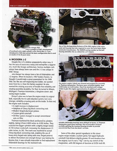 Photo: street rodder article page 2 | Oldsmobile J2 Engine (Available ...