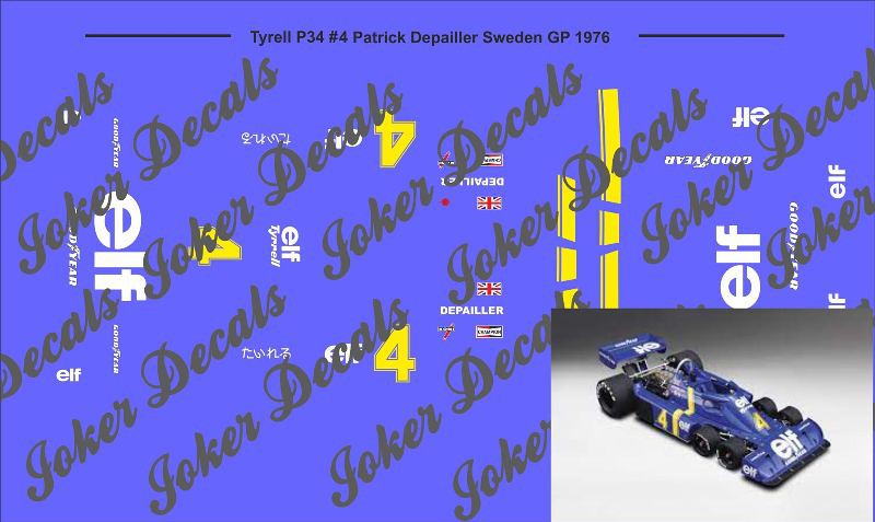 Photo: For007-Decal-No4-Sweden | For007 album | Joker GFK Slot-Kits ...