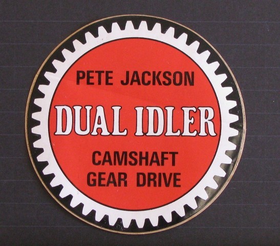 Photo: PETE JACKSON Dual Idler | HOT ROD & RACING DECALS & STICKERS ...