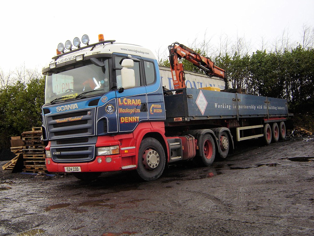 Photo: S24 COD Scania R 420 6x2 unit Fleet Nr 37 | Ian Craig [Haulage ...