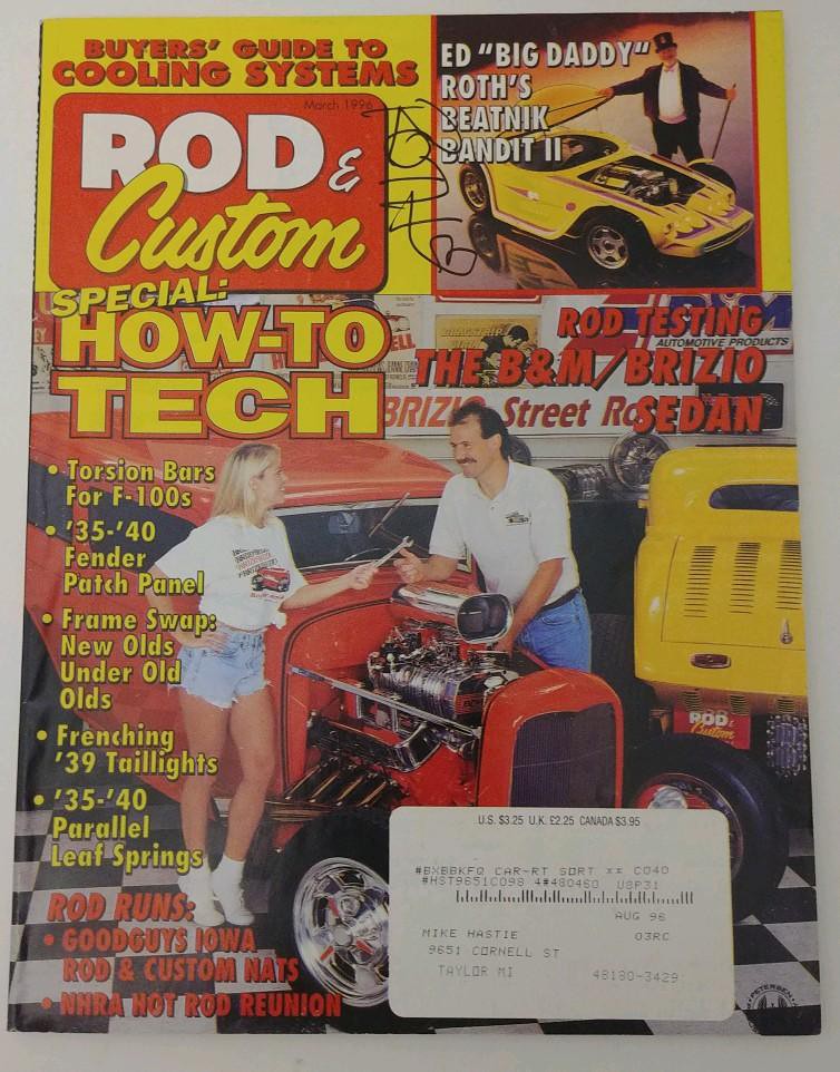 Photo: ROD & CUSTOM MARCH 1996 FEATURING ED ROTH'S BEATNIK BANDIT II ...