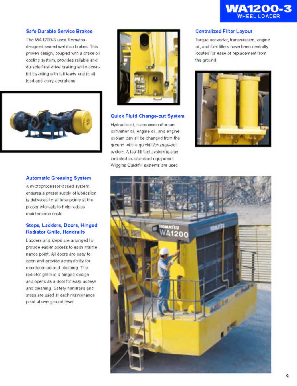 Photo: WA1200-3Specification 09 | Komatsu WA1200-3 album | Dutch Model ...