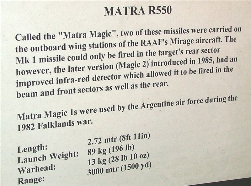 Photo: Matra R550 Missiles plaque | Fighter World album | ooO(PETER)Ooo ...