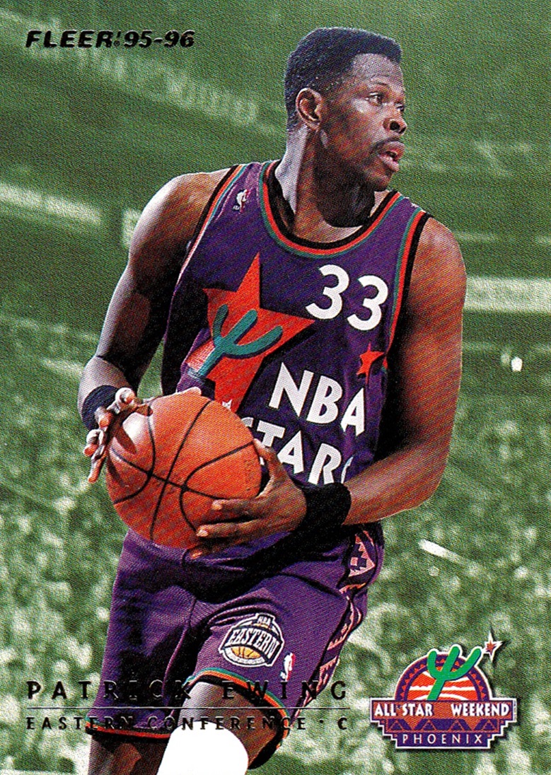 Photo: Error 1995-96 Fleer All-Stars #09 | Improperly Applied UV ...