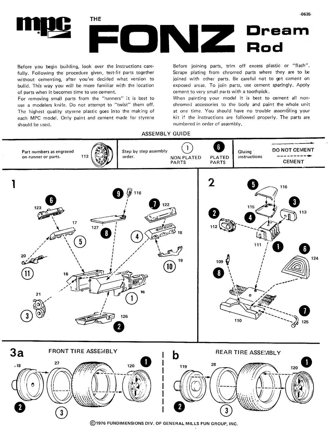 Photo: Step 1-2 | MPC The FONZ Dream Rod #0635 album | DRASTIC PLASTICS ...