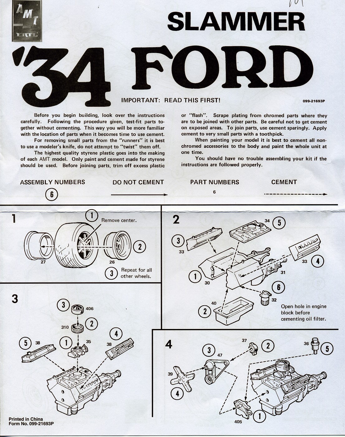 AMT '34 Ford Slammer #099-21693P album | DRASTIC PLASTICS MODEL CAR ...