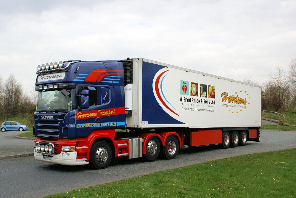 Photo: MX57 LXT Scania R 560 Topline 6x2 unit | Harrisons Transport ...