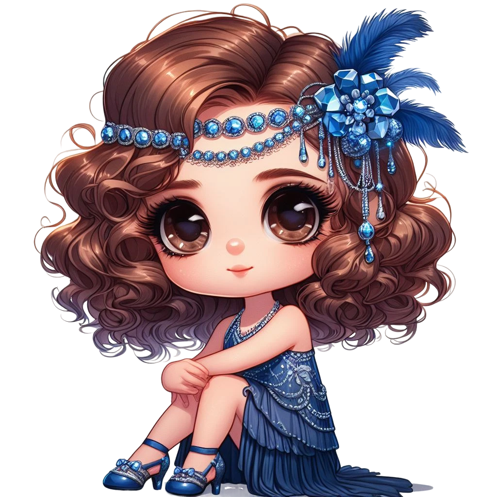 Photo: LITTLE FLAPPER AI CREATIONS BG (1) | Brenda AI Creations album ...
