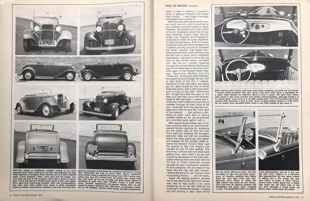 Photo: Roadster test, two icons Gray Baskerville and Jerry Kugel (4 ...