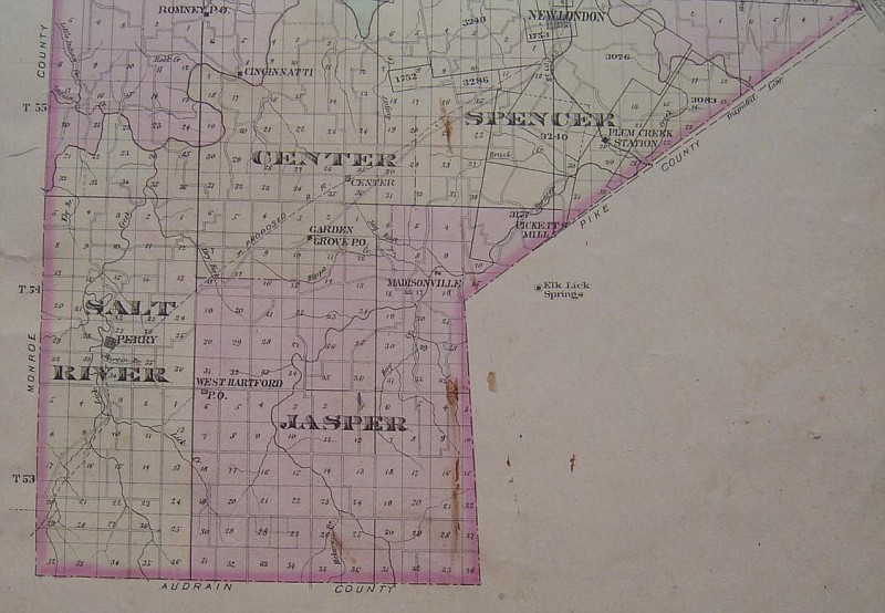 Township Overview Maps 1878 Ralls Co Missouri album | Iowaz iowaz ...