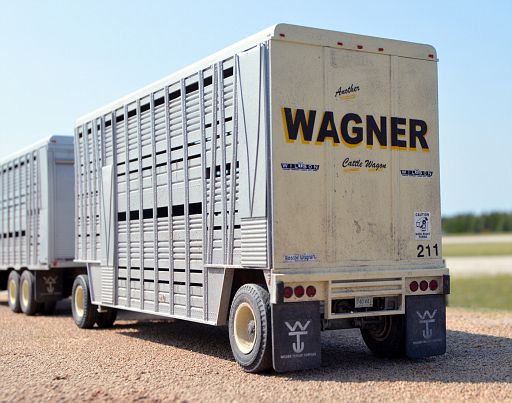 Wagner Transportation Co - Peterbilt 352 and Wilson Trailer Co body ...