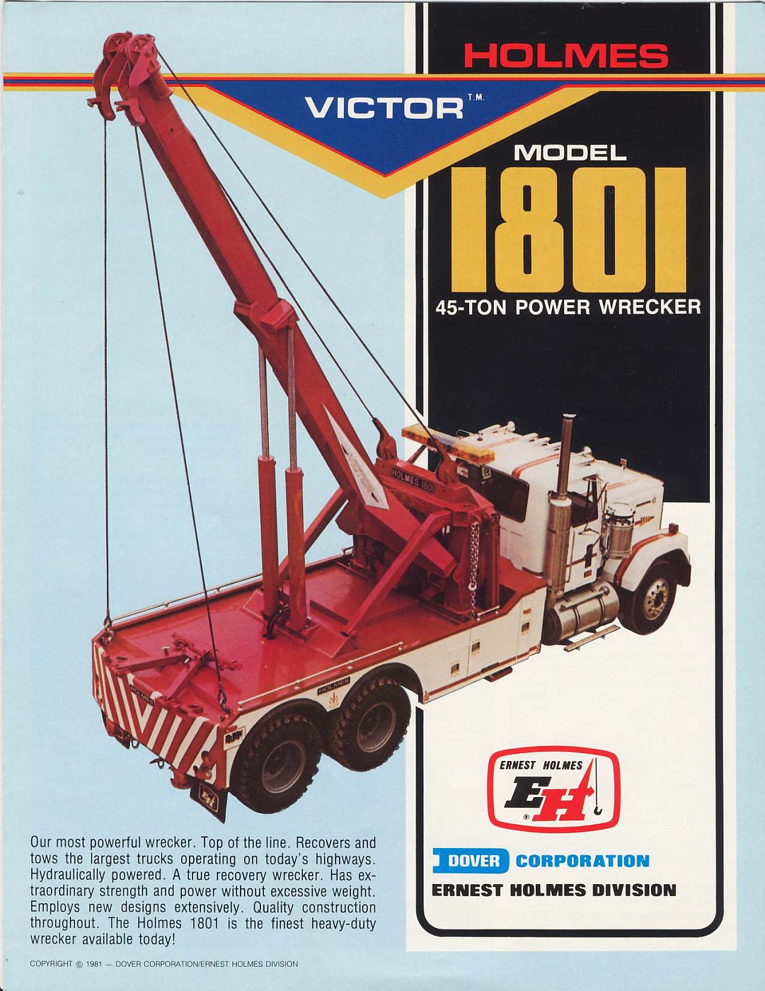 Photo: Holmes 1801-01 | Various Holmes Wreckers album | Dutch Model ...