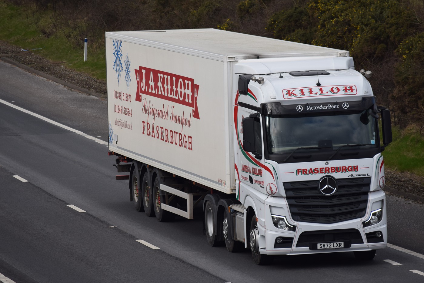 Photo: SV72LXR Mercedes Actros | Killoh, Fraserburgh album | Boballoa ...