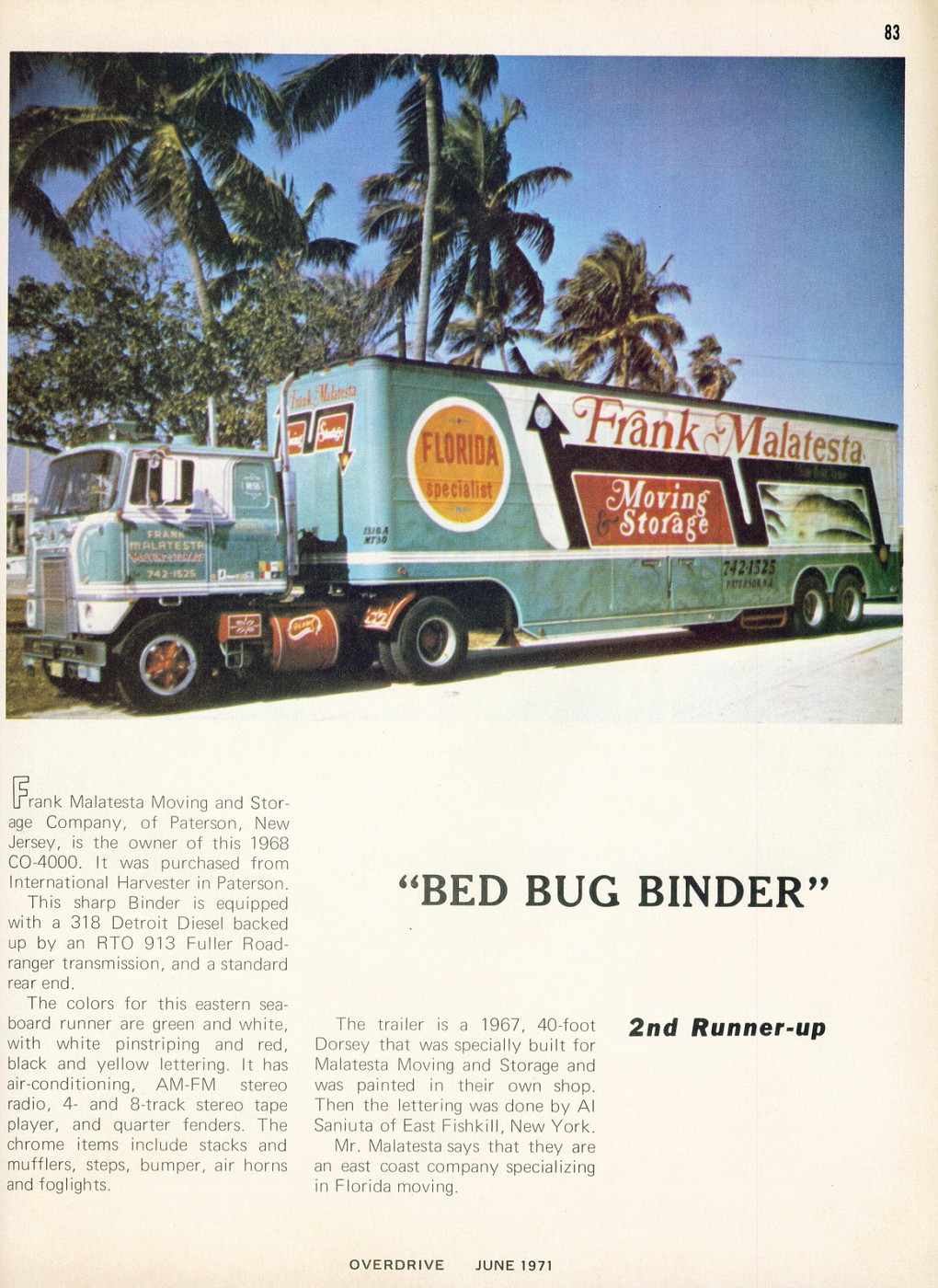 06 Overdrive Magazine June 1971 album | Dutch Model Truck Club | Fotki ...