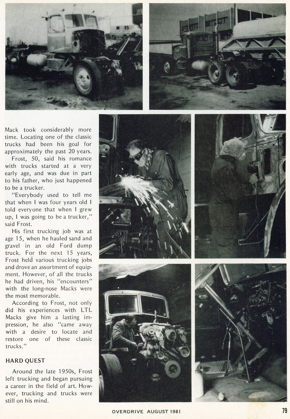 08 Overdrive Magazine August 1981 album | Dutch Model Truck Club ...