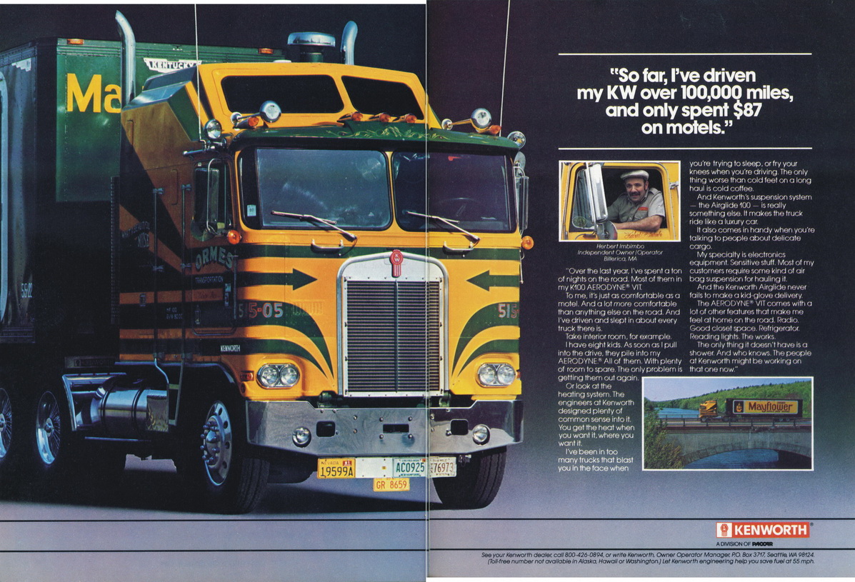 Photo: September 1981 Kenworth Ad | 09 Overdrive Magazine September ...